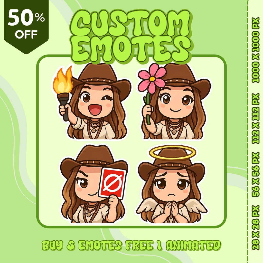 Anime Art Emotes for Streaming - Retro Twitch/discord Emoji - Etsy