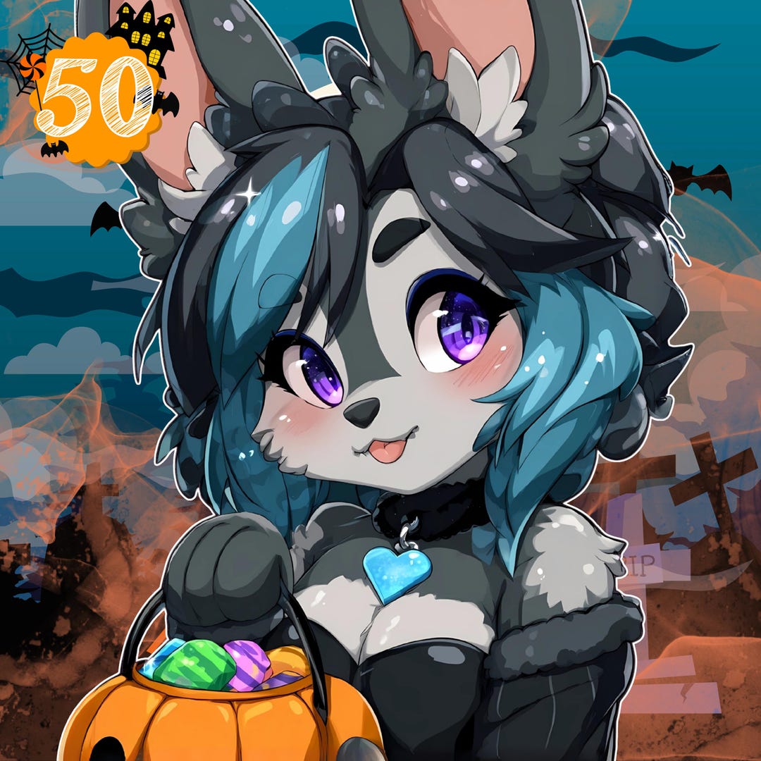 Custom Furry PFP | Digital Furry Profile Picture | Anime Style Avatar ...