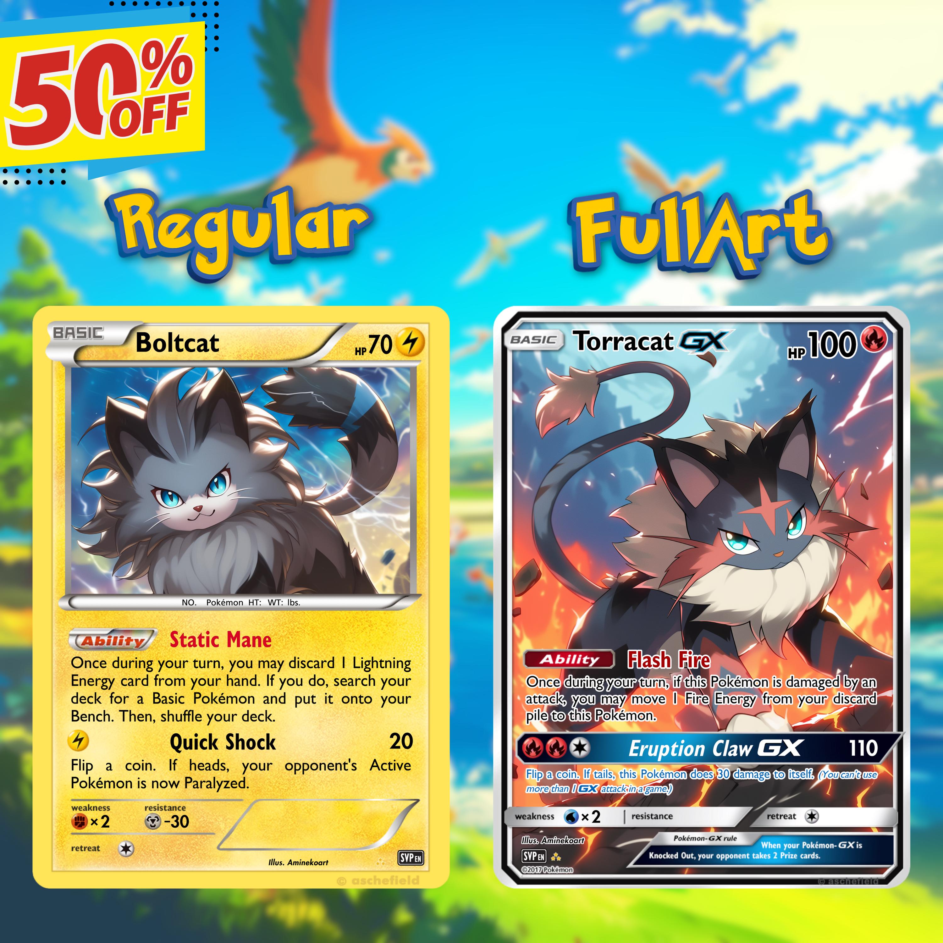 Custom Full Art Pokemon Card - Personalized TCG Pokemon Gift - Digital ...