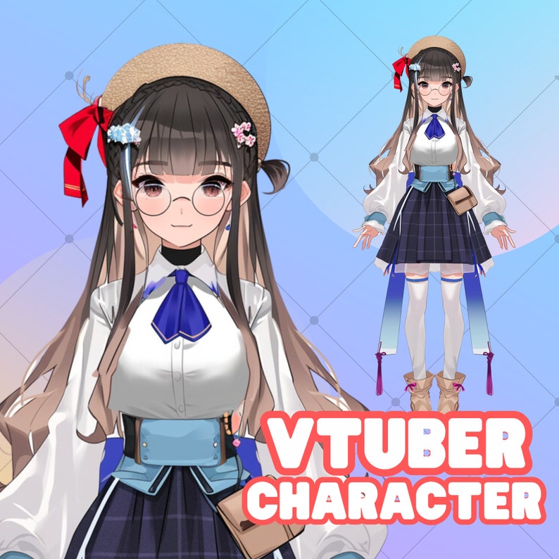 CUSTOM LIVE2D VTUBER MODEL Vtuber Design, Vtuber Model, Vtuber Asset, Vtuber Commission, Custom ...