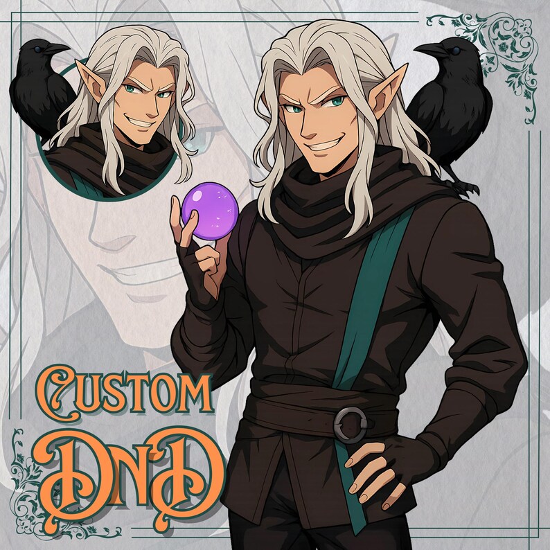 Custom Dnd Character Art: Fantasy Portrait Commission - Etsy UK