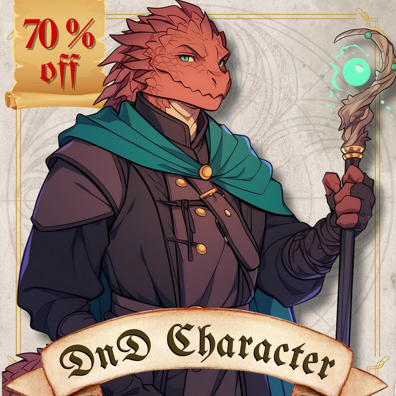 Custom Dnd Character, Dnd Character Sheet, Dnd Character Art, Custom ...