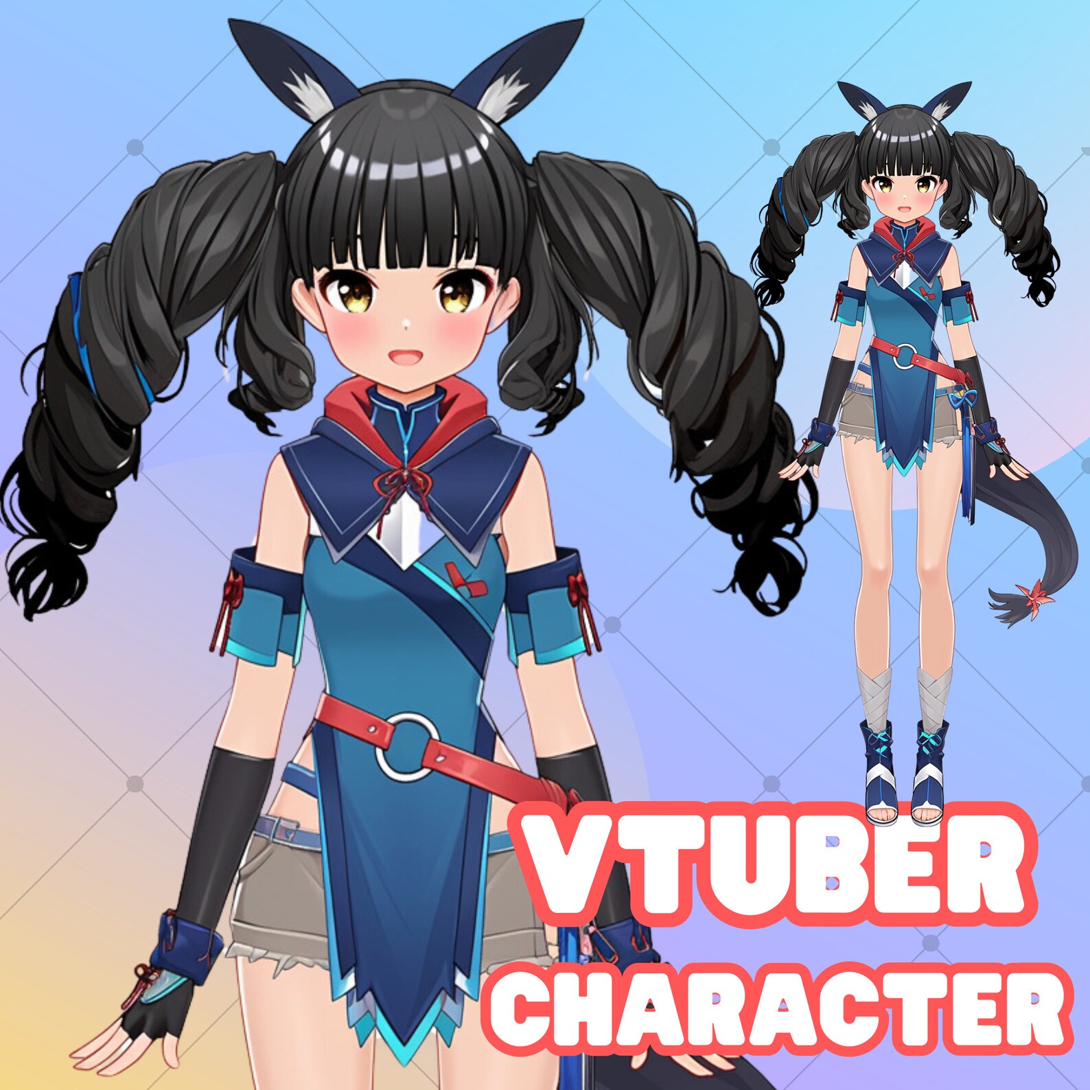 CUSTOM LIVE2D VTUBER MODEL Vtuber Design, Vtuber Model, Vtuber Asset ...