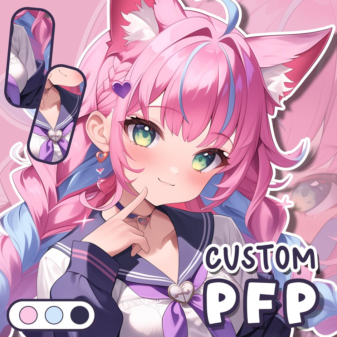 Custom PFP, PFP Commission, Anime Pfp, Pngtuber Pfp, Vtuber Pfp ...