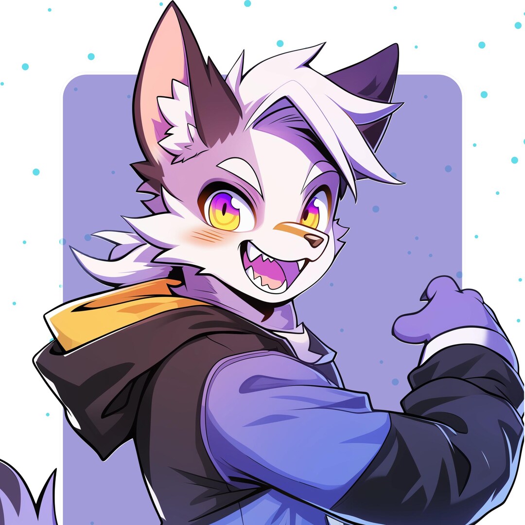 Custom Furry Art Commission | Anime Furry Profile Picture | Furry Pfp ...