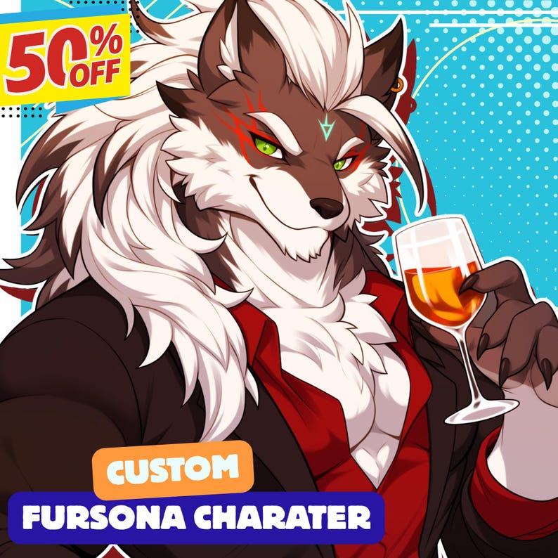 Custom Furry Fursona | Personalized Furry Art | Anthro Design ...