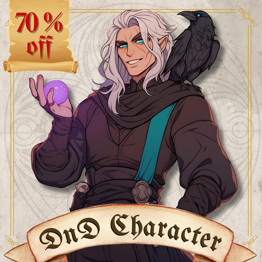 Custom DND Character, DND, Dnd Character Commission,dungeons and ...