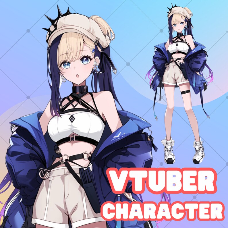 CUSTOM LIVE2D VTUBER MODEL Vtuber Design, Vtuber Model, Vtuber Asset, Vtuber Commission, Custom ...