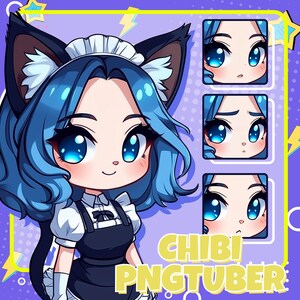 Custom Chibi Pngtuber, Chibi Pngtuber Commission, Pngtuber Model, Cute ...