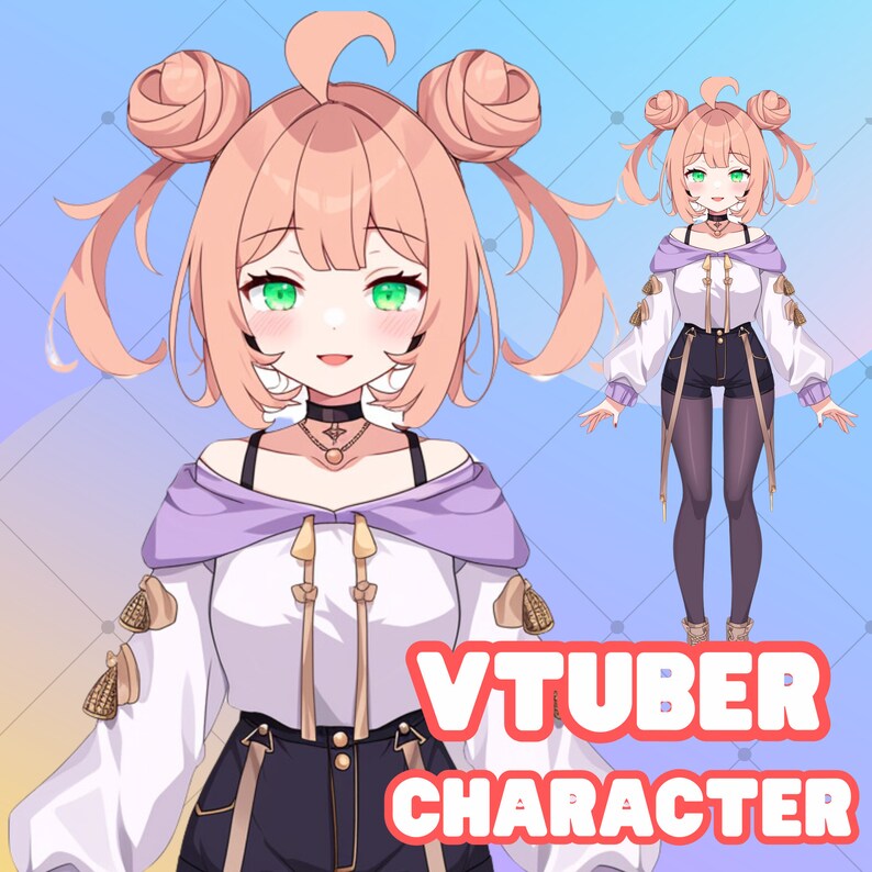 CUSTOM LIVE2D VTUBER MODEL Vtuber Design, Vtuber Model, Vtuber Asset, Vtuber Commission, Custom ...