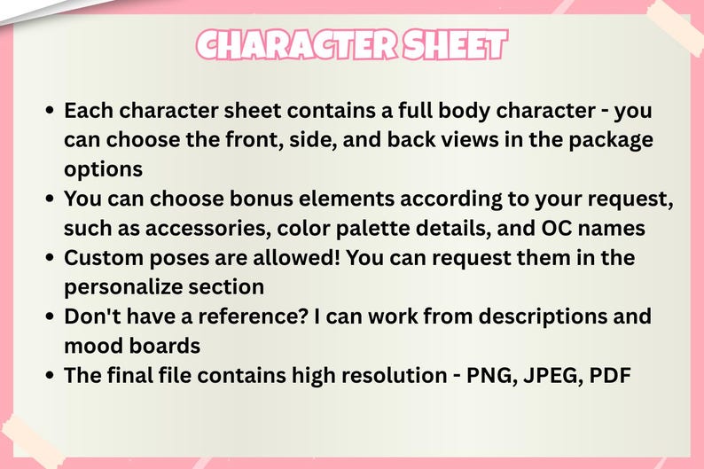 Custom DND Character Sheet – 5E RPG Furry Vtuber Printable PDF - Etsy