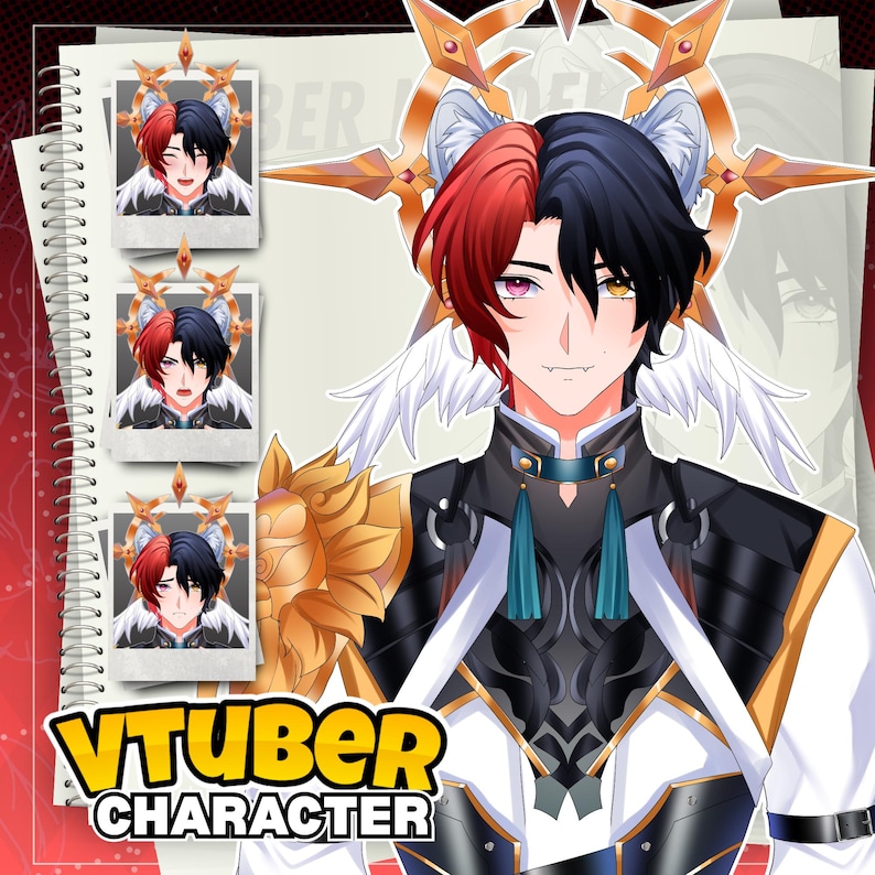 Personalise Live2d Vtuber Model & Rigging, Anime Character Avatar for ...