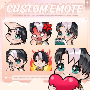 Custom Twitch Emotes | Animated Emote | Cute Streamer Emojis | Cute ...