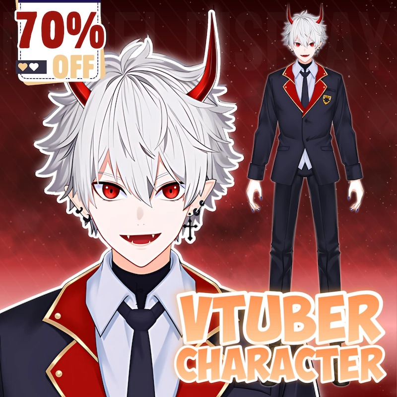 Male Vtuber Model - Etsy