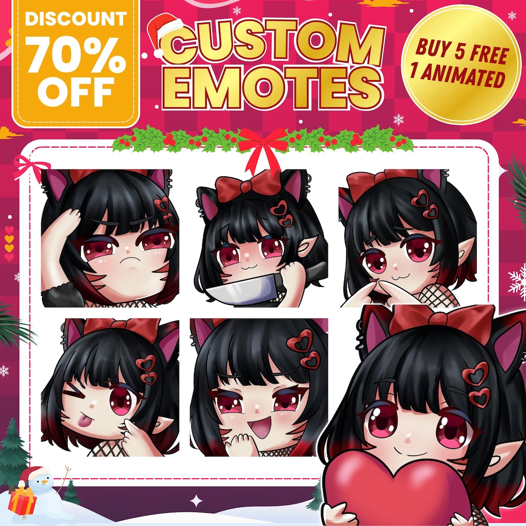 Twitch Emote Pack, Custom Personalized Animated Emotes, for Streamers ...