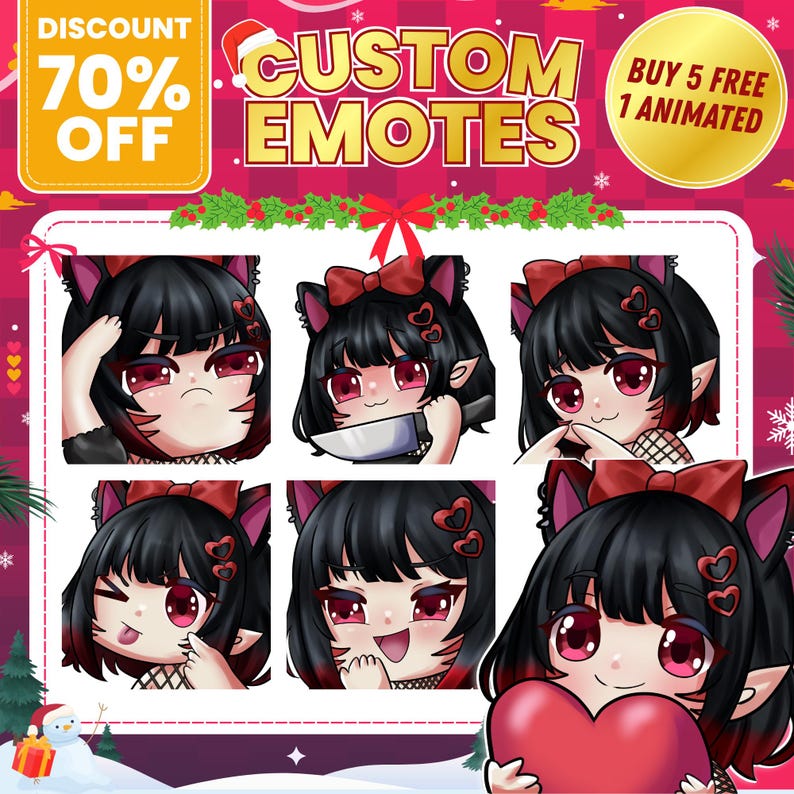 Twitch Emote Pack, Custom Personalized Animated Emotes, for Streamers ...