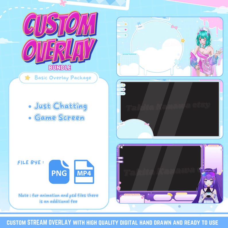 Custom Stream Overlay, Game Overlay, Chat Overlay, Twitch Panel, Be ...