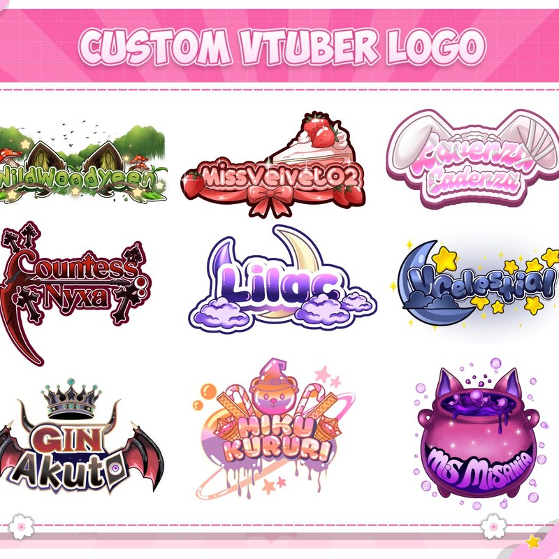 Animated Logo Vtuber - Etsy