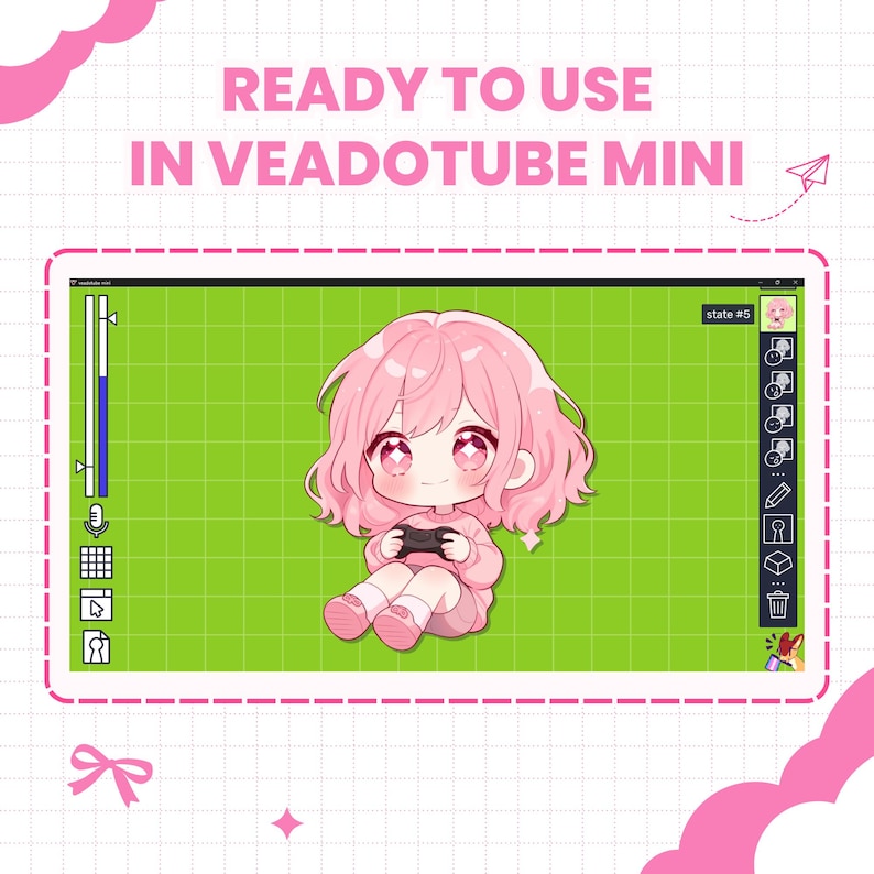 Custom Chibi Pngtuber Model for Twitch Streamer - Etsy