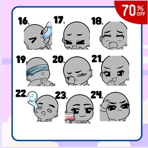 Custom Stream Emotes Twitch Emote Badge Discord Emote Custom Emote ...
