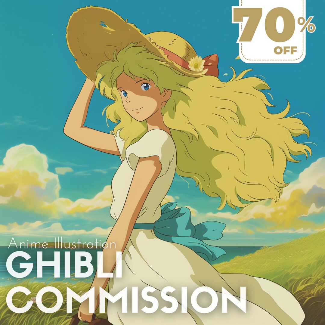 Custom Ghibli Style Portraits, Family Ghibli Portraits, Turn You Into a ...