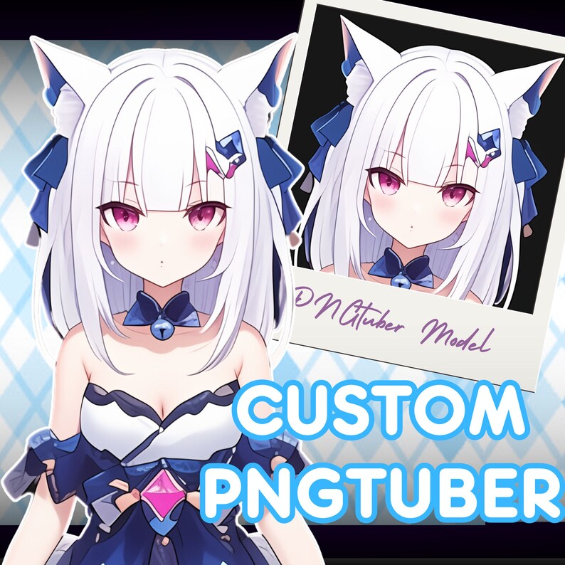 Custom PNGTUBER Pngtuber Commission Pngtuber Avatar Png Tuber Anime ...
