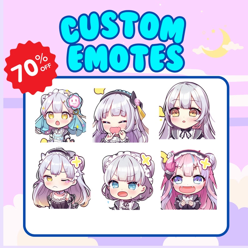 Custom Stream Emotes Twitch Emote Badge Discord Emote Custom Emote ...
