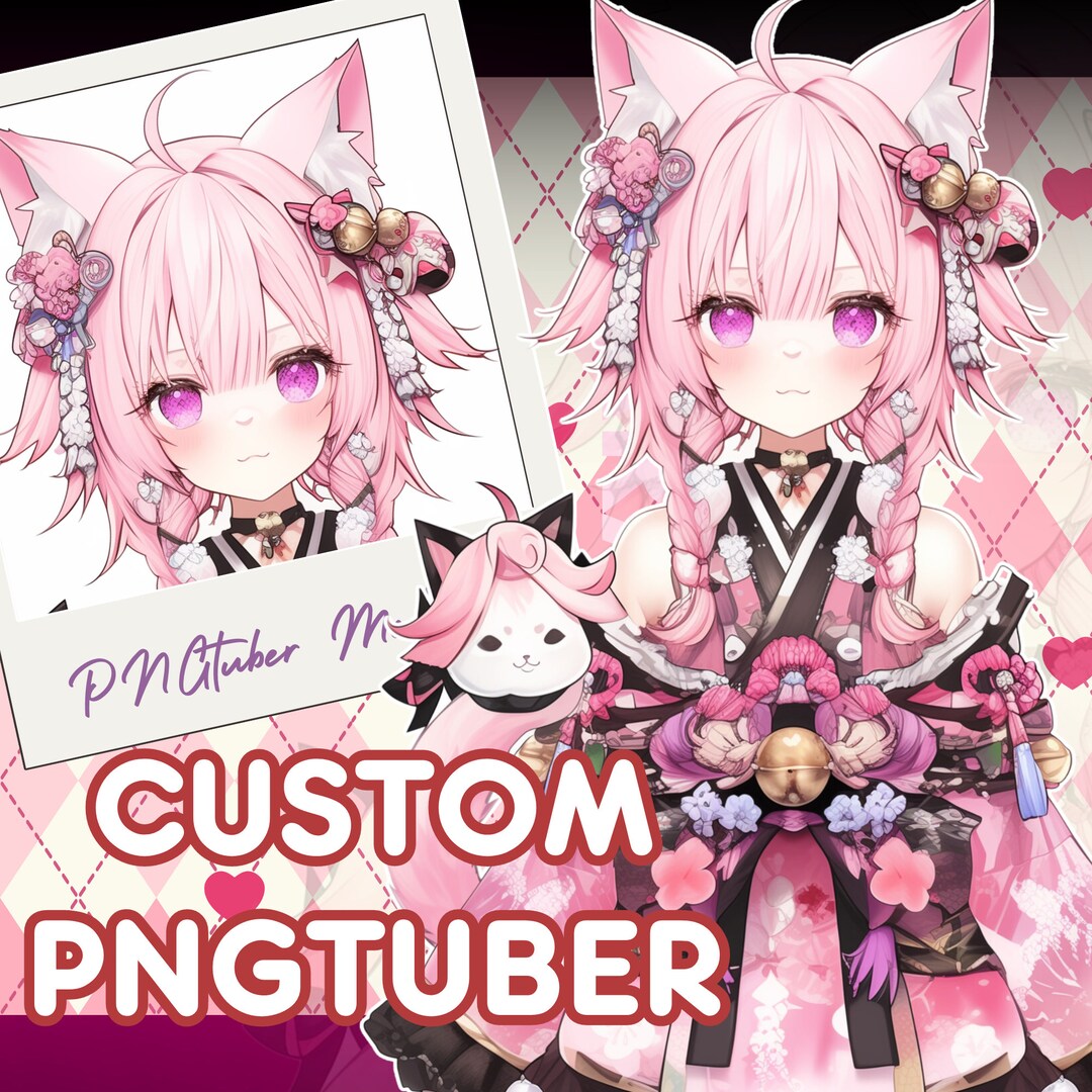 Custom PNGTUBER Pngtuber Commission Pngtuber Avatar Png Tuber Anime ...