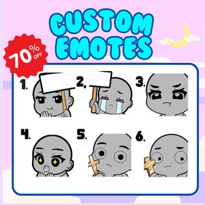 Custom Stream Emotes Twitch Emote Badge Discord Emote Custom Emote ...