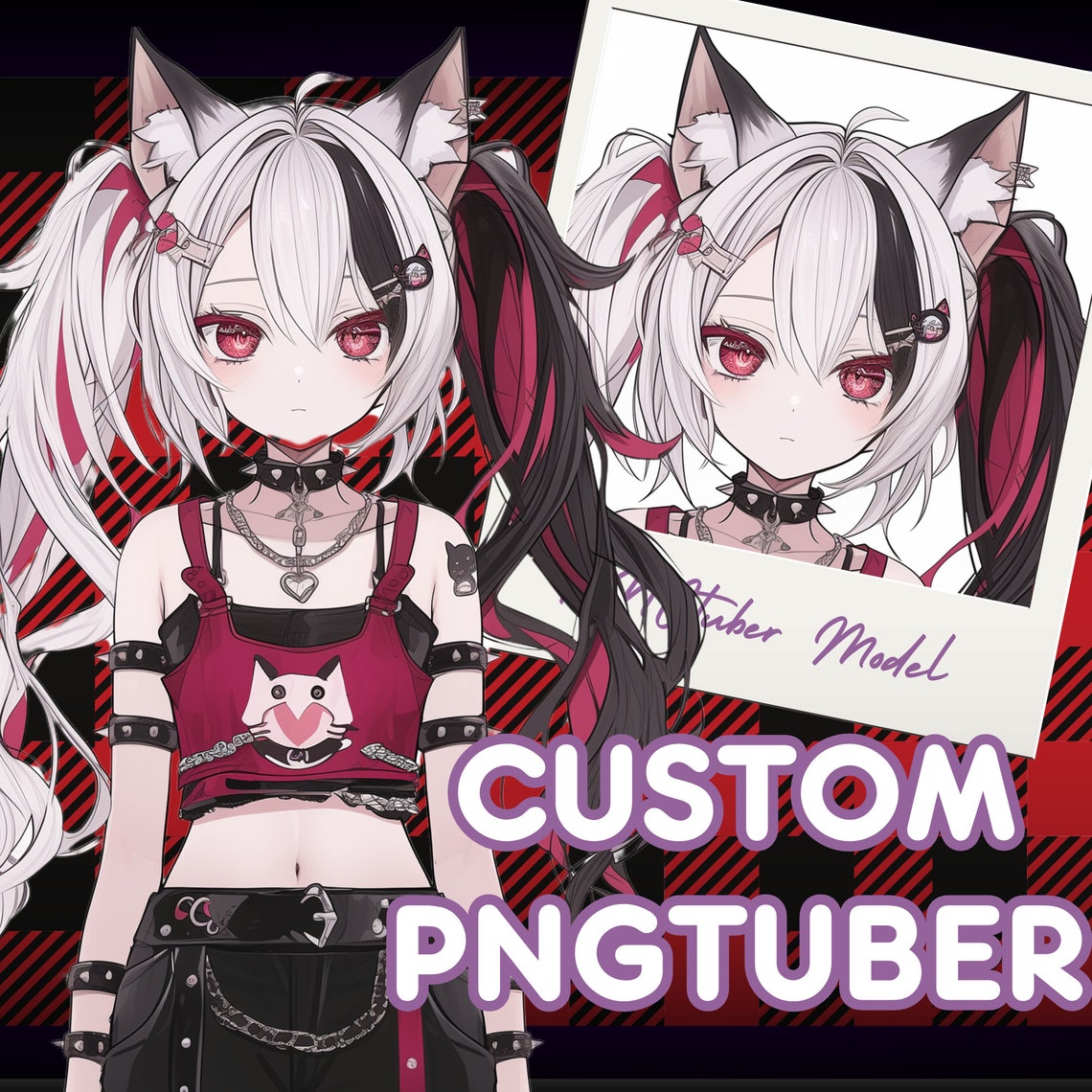 Custom PNGTUBER Pngtuber Commission Pngtuber Avatar Png Tuber Anime ...