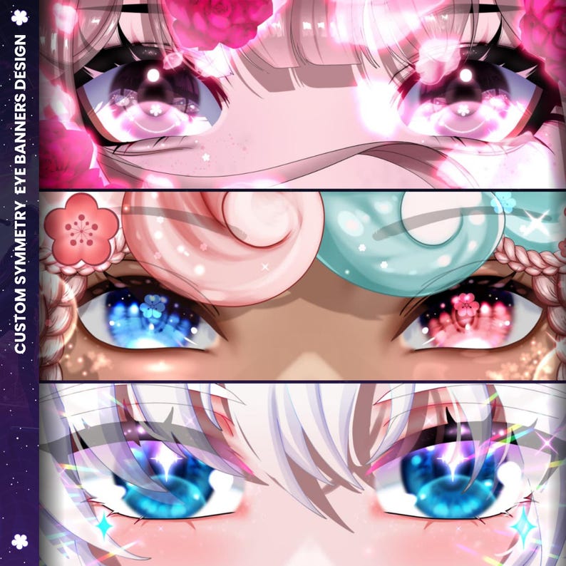 Custom Eye Banner, Personalized for Streamer Channel and Social Media ...