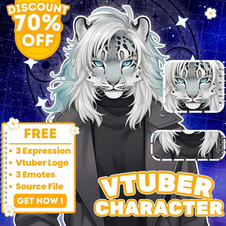Furry Vtuber Commission, Live2d Avatar for Digital Streamers and Vtuber ...