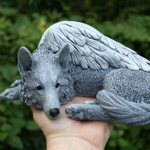 German Shepherd Angel Dog Statue - "forever My Guardian Angel" - Etsy