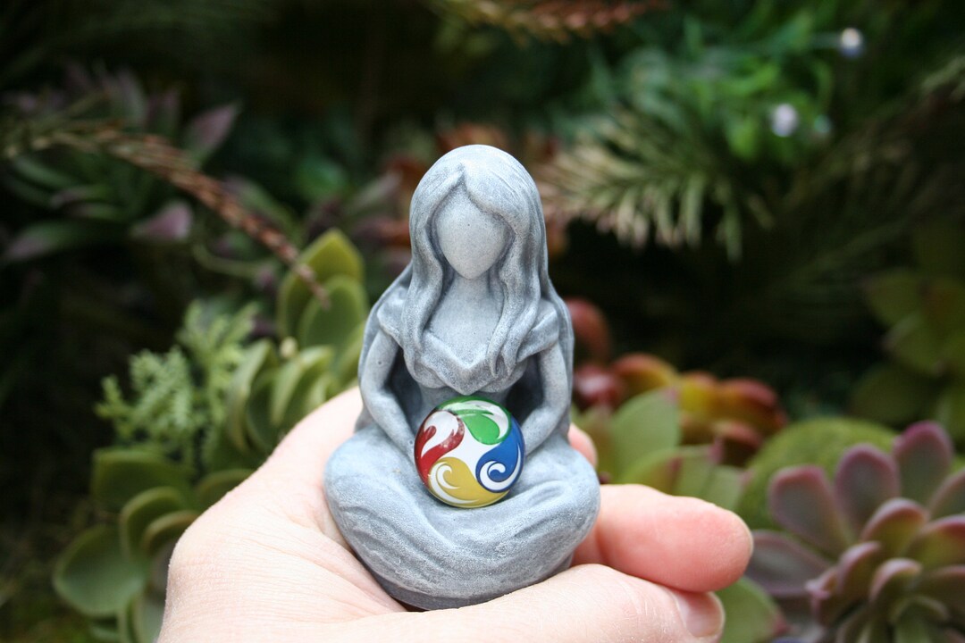 Goddess of the 4 Elements Statue , Elemental Goddess of Earth, Fire ...