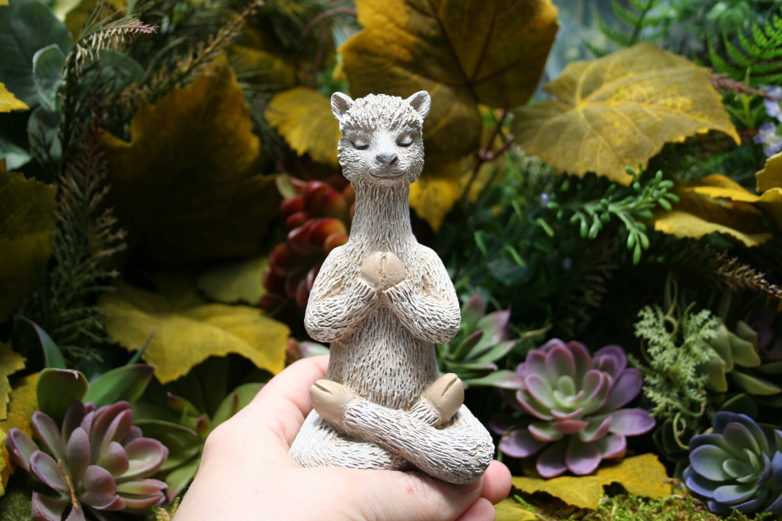 Yoga Llama Statue! Zen Llama Has No Drama - Meditating Llama is Perfect ...