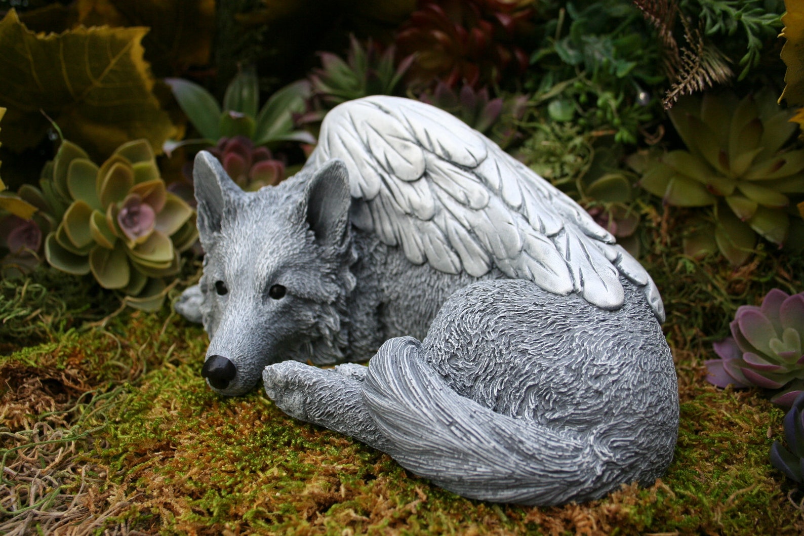 German Shepherd Angel Dog Statue - "forever My Guardian Angel" - Etsy