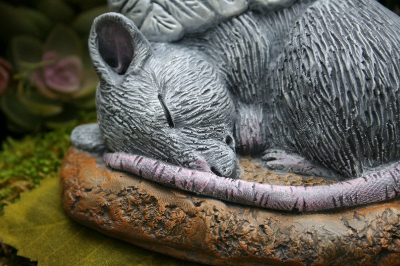 Rat Angel Statue Rat Memorial Concrete Rat Garden Statue | Etsy