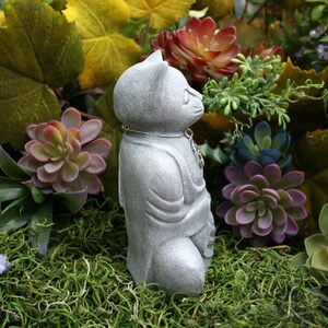 Meditation Cat Buddha Zen Cat Ohm Cat Yoga Cat Concrete Garden Art - Etsy