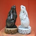 Moon Gazing Hare Statue - Traditional Style March Hare Ornament ...