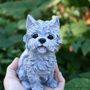 Yorkshire Terrier Angel Dog Statue, Yorkie, Silky Terrier Concrete ...