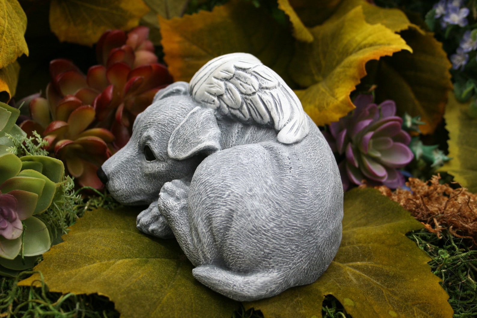 Jack Russell Terrier Memorial Statue - Jack Russell Angel Dog - JRT ...
