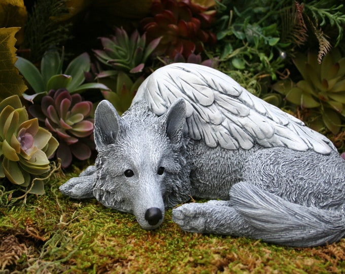 German Shepherd Angel Dog Statue - "forever My Guardian Angel" - Etsy