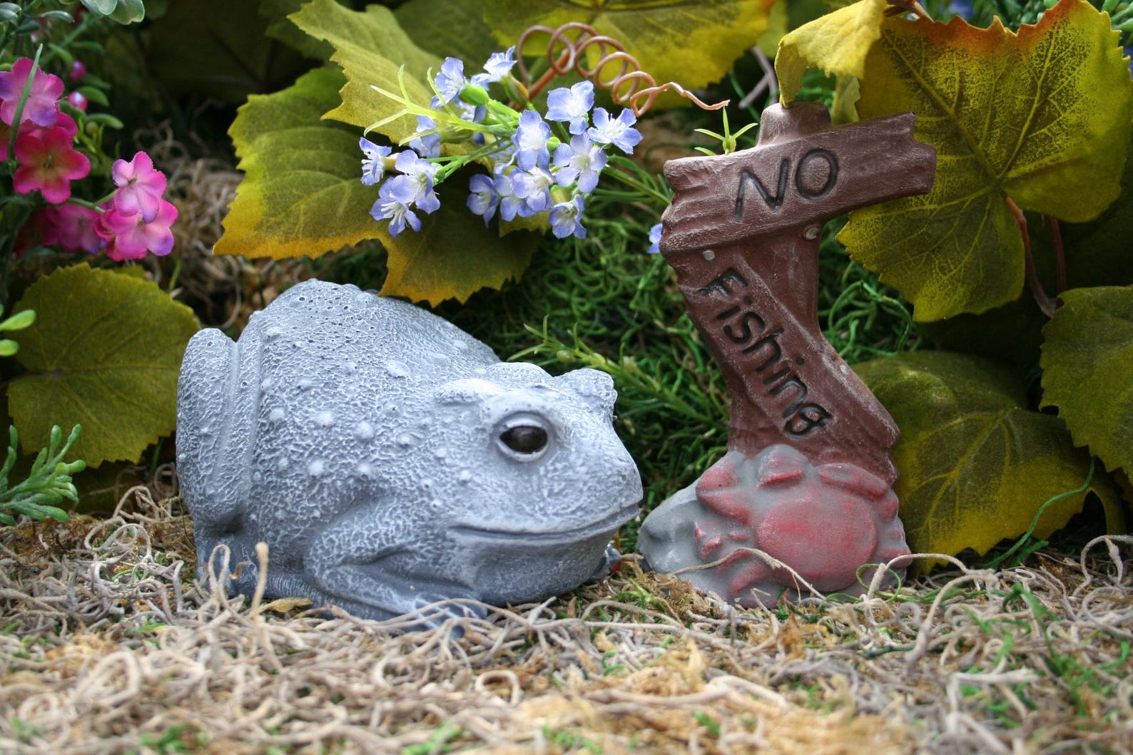 Toad Garden Statue - Concrete "butt Toad" - Handmade Frog Sculpture - Etsy