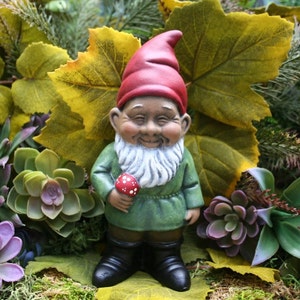 Black Gnome Holding a Mushroom - Homie the Gnomie - African American ...
