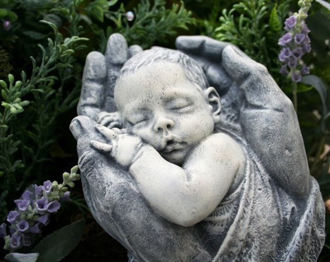 PRECIOUS BABY SCULPTURE - Concrete Outdoor Garden Decoration - Etsy