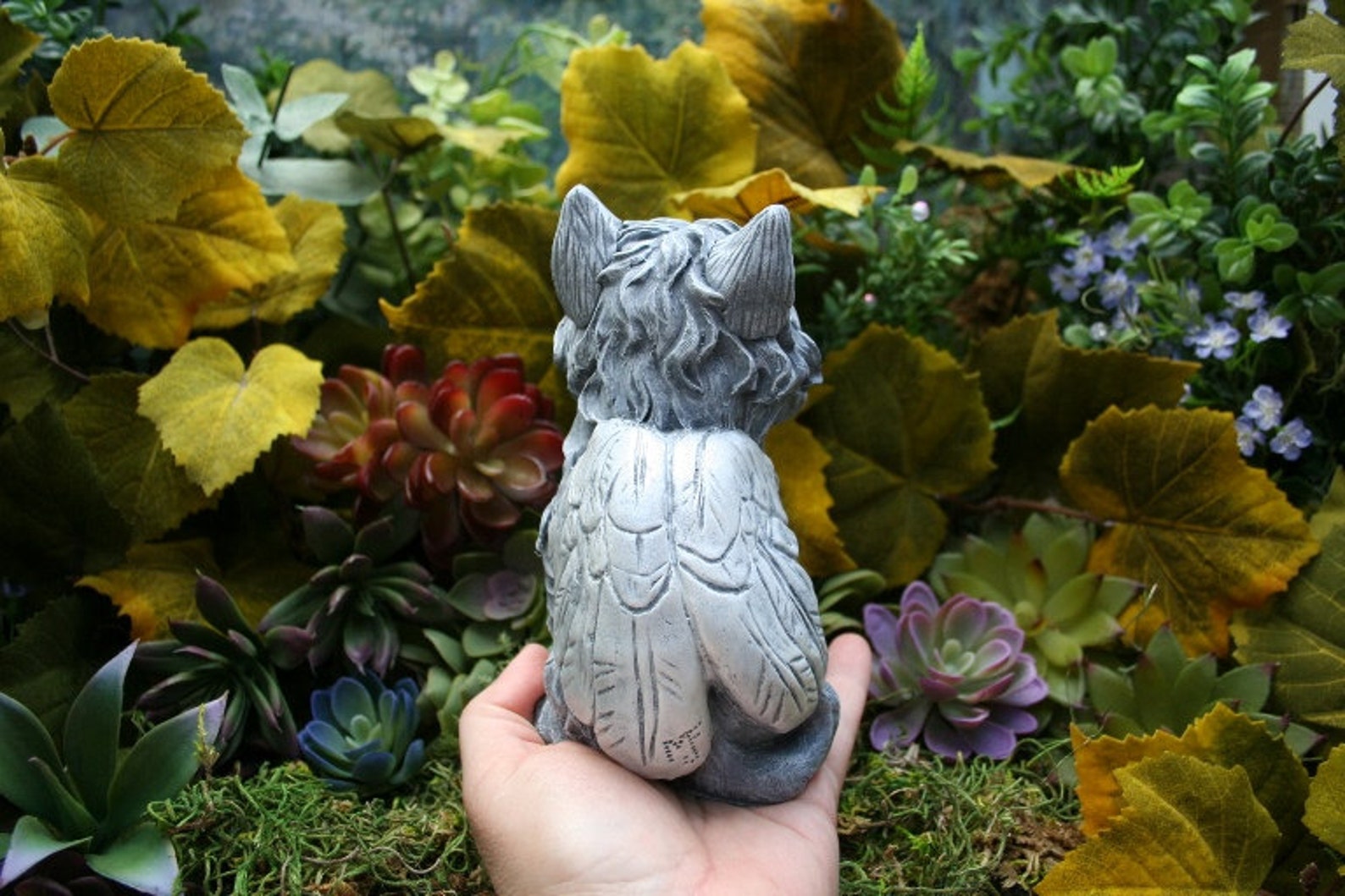 Yorkshire Terrier Angel Dog Statue Yorkie Silky Terrier | Etsy