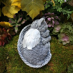 Yorkie Angel Dog Statue, Yorkshire Terrier Memorial, Silky Terrier ...