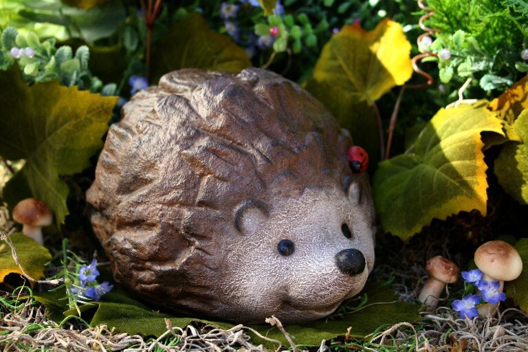 Hedgehog Statue Concrete Garden Sculpture Outdoor Decor - Etsy