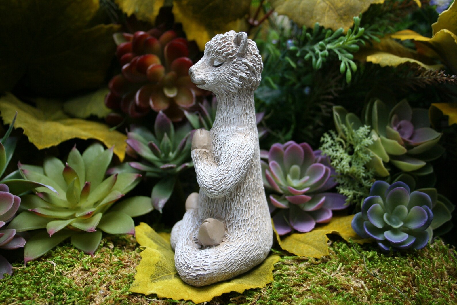 Yoga Llama Statue! Zen Llama Has No Drama - Meditating Llama is Perfect ...