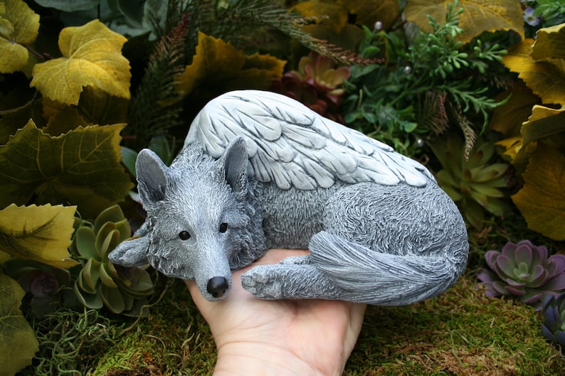 German Shepherd Angel Dog Statue forever My Guardian - Etsy